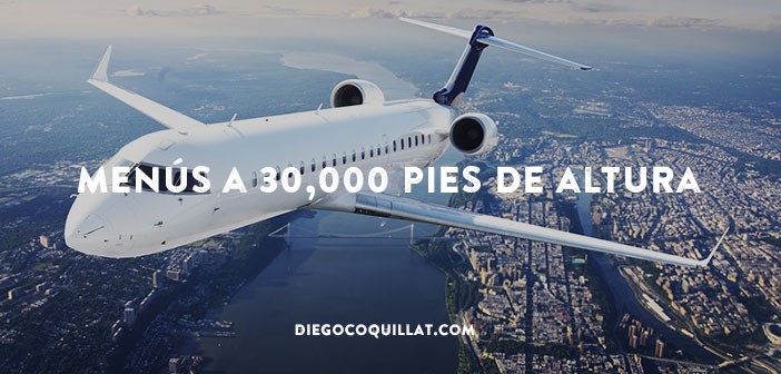 40 fotos de menús de comida que sirven en los aviones | DiegoCoquillat.com